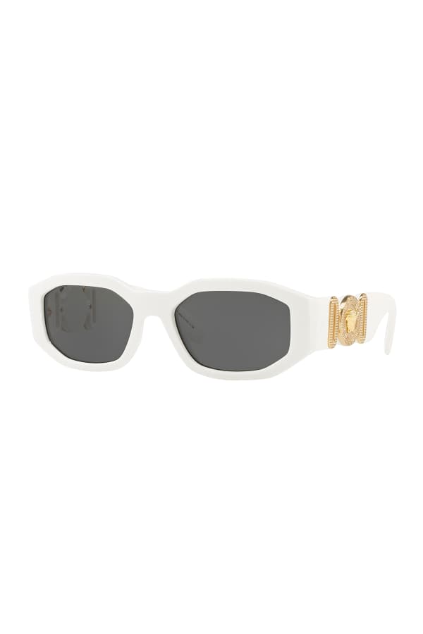 Versace Men's Rimless Metal Aviator Sunglasses | Neiman Marcus