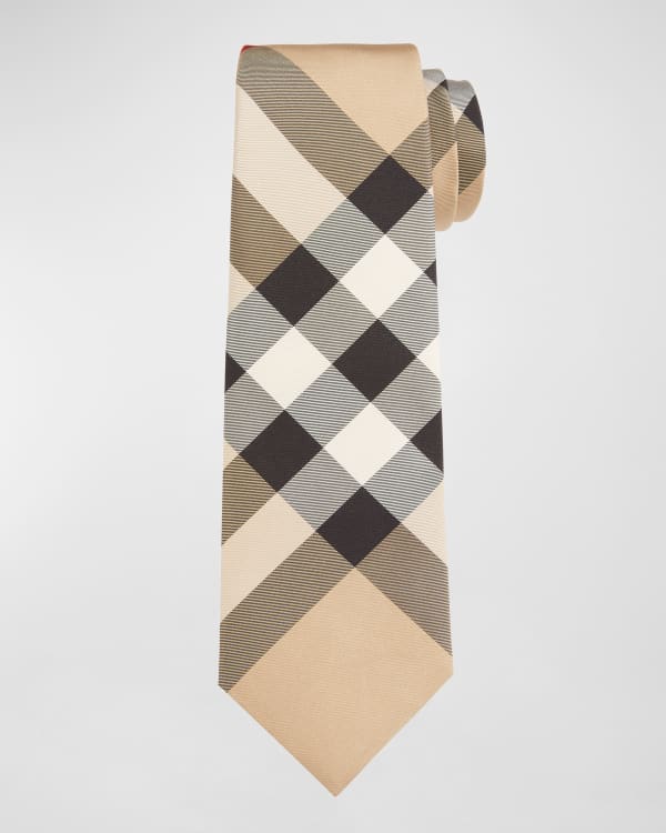Burberry Men's Manston Silk Check Tie | Neiman Marcus