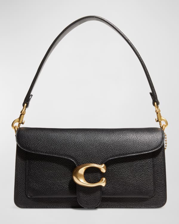 Coach Tabby Signature Leather Shoulder Bag | Neiman Marcus