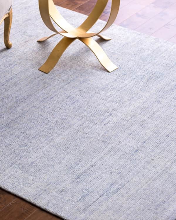 Lili Alessandra Jolie Gray Blue Rug, 9' x 12' | Neiman Marcus