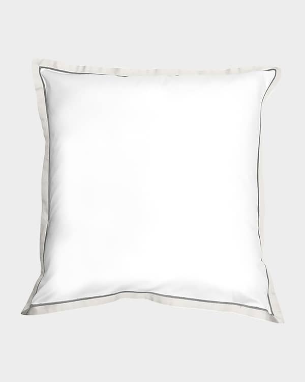 Fino Lino Linen & Lace Crazy Monet European Sham | Neiman Marcus