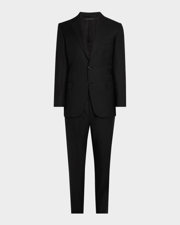 Brioni Men's Wool Herringbone Suit | Neiman Marcus