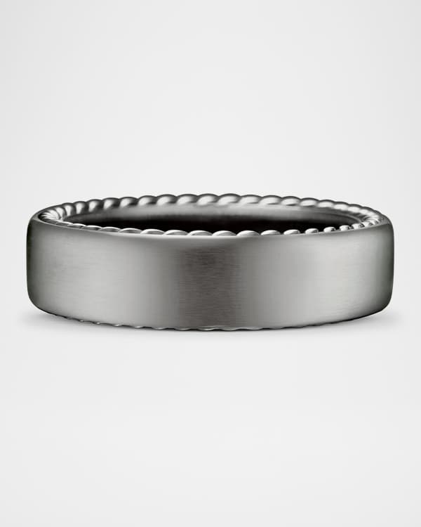 Versace Men's Medusa Logo Band Ring | Neiman Marcus