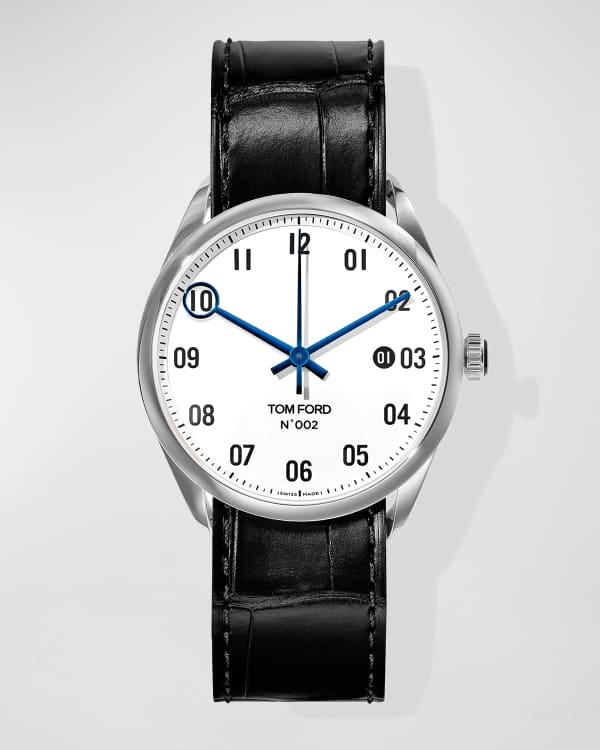 TOM FORD TIMEPIECES Men's 40mm Stainless Steel Automatic Watch Case ...