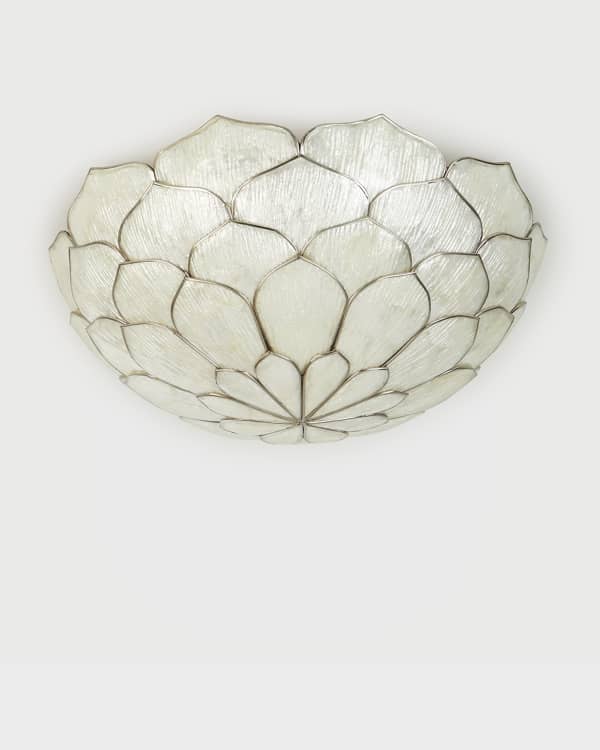 Visual Comfort Signature Agnes 15" Flush Mount By AERIN | Neiman Marcus