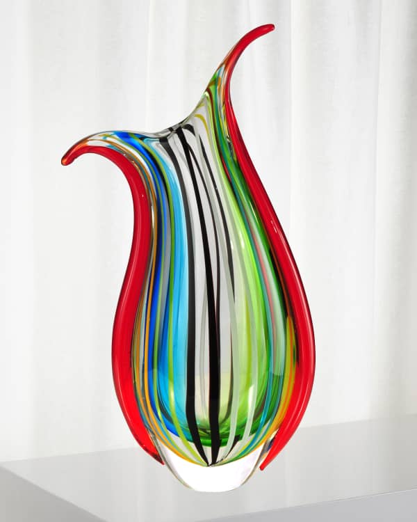 Dale Tiffany Kalima Decorative Art Glass Vase | Neiman Marcus