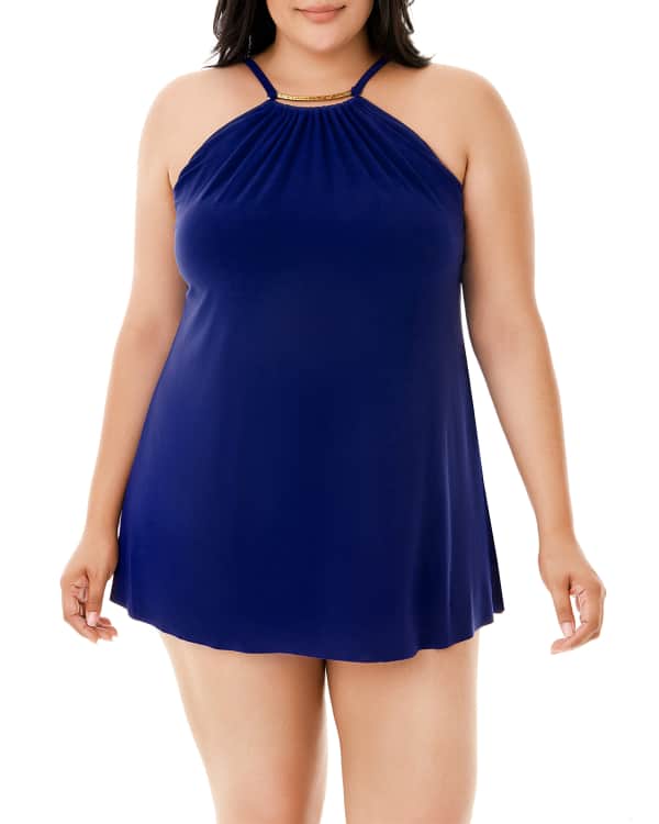Miraclesuit Plus Size Cloud Leopard Revele One-Piece Swimsuit | Neiman ...