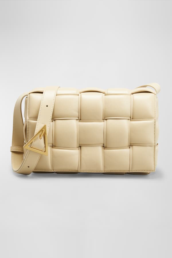 Bottega Veneta Cassette Woven Leather Crossbody Bag | Neiman Marcus