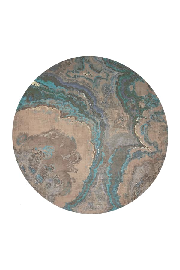 Nicolette Mayer Coco Round Pebble Placemats, Set of 4 | Neiman Marcus