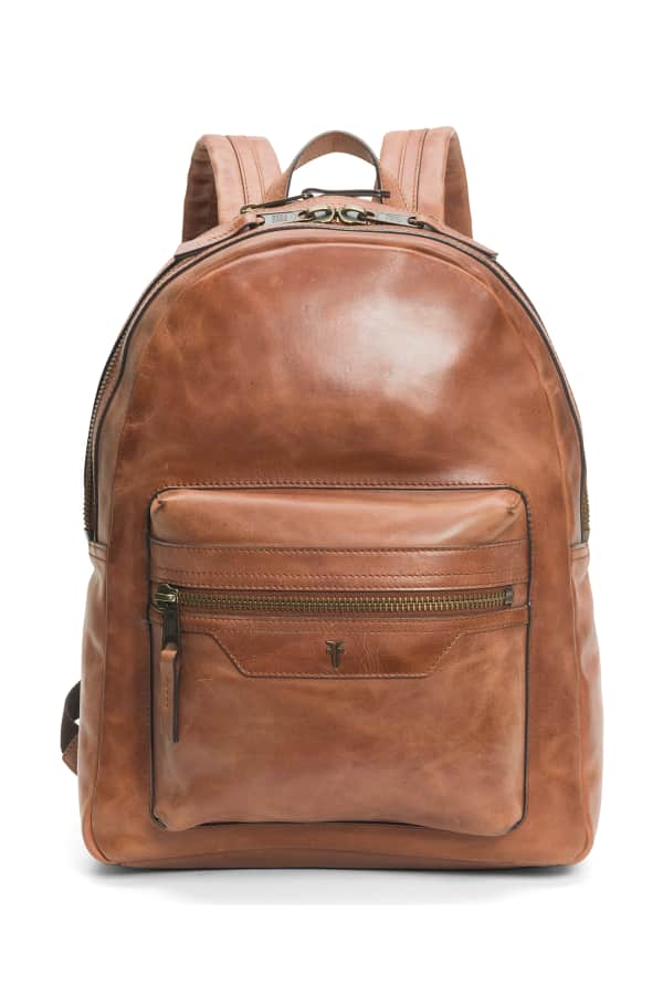 Frye Logan Men's Leather Backpack | Neiman Marcus