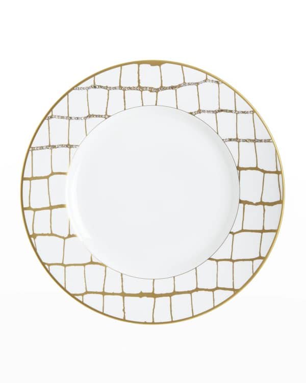 Prouna Alligator Safari Dinner Plate | Neiman Marcus