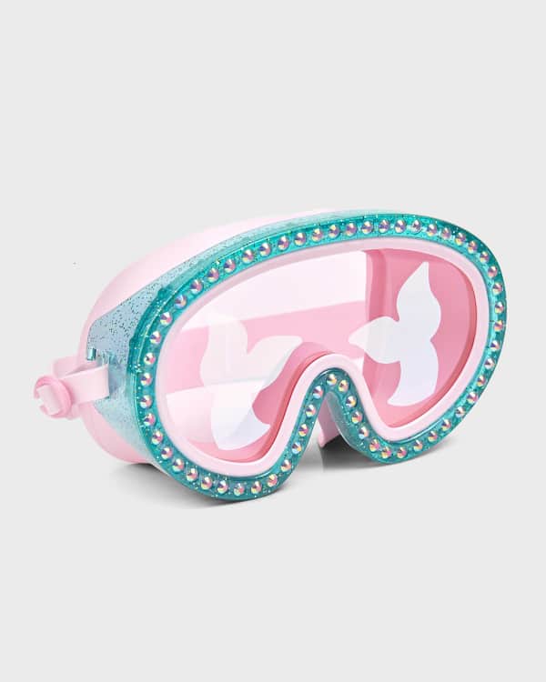 Bling2o Kid's Purr-fect Cat's Meow Rhinestone Swim Goggles | Neiman Marcus
