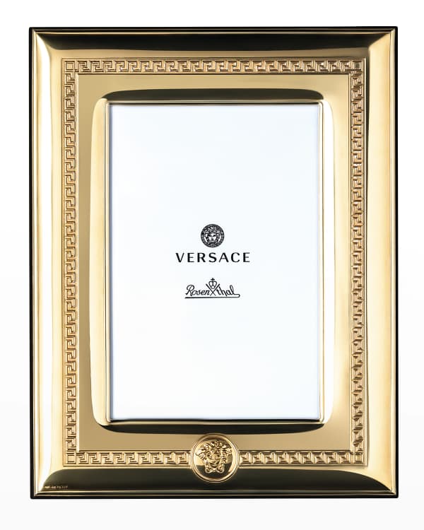 Versace Silver & Gold Photo Frame, 4" x 6" | Neiman Marcus