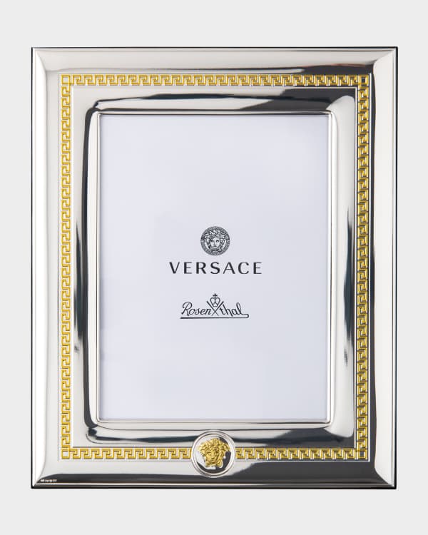 Versace Silver & Gold Photo Frame, 4" x 6" | Neiman Marcus