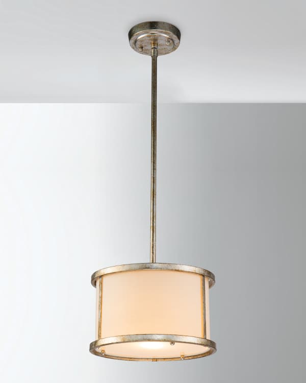 Visual Comfort Signature Piatto Medium Pendant In Hand-Rubbed Antique ...