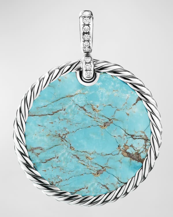 David Yurman DY Elements Reversible Pendant with Gemstones and Diamonds ...