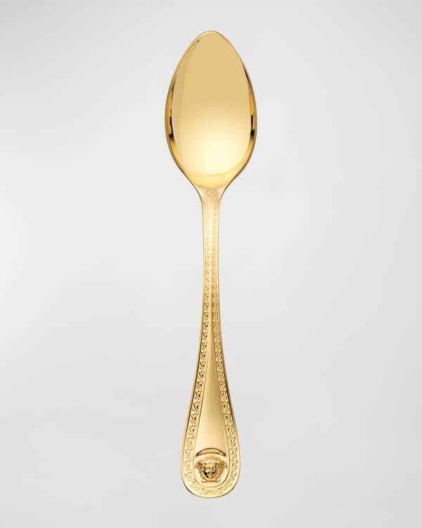 Versace Medusa A.D. Gold-Plated Spoon | Neiman Marcus