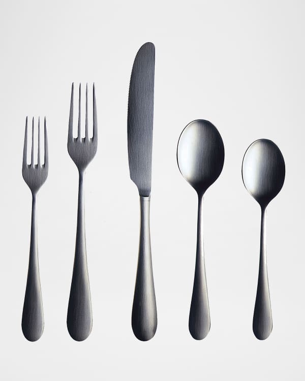 Mepra Dolce Vita Oro Mirrored 20-Piece Flatware Set | Neiman Marcus