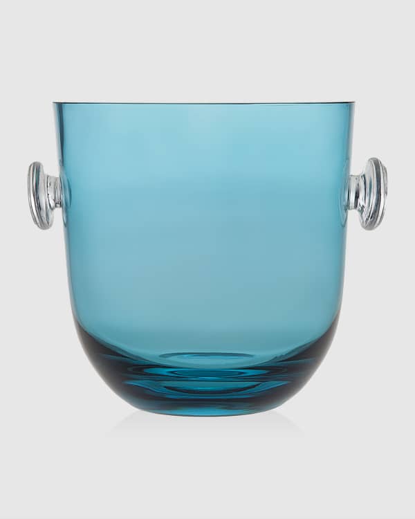 Mario Luca Giusti Antarctica Frost Acrylic Ice Bucket, Blue | Neiman Marcus