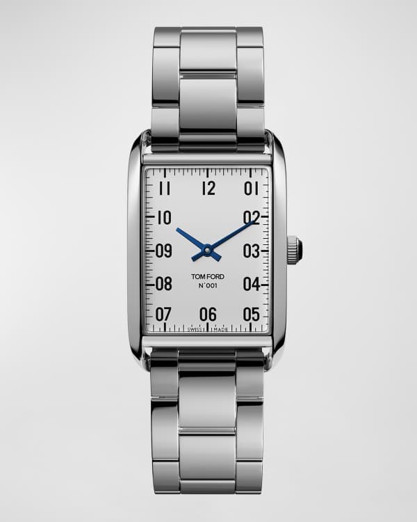 TOM FORD TIMEPIECES Men's 002 Stainless Steel Bracelet Watch, 40mm ...