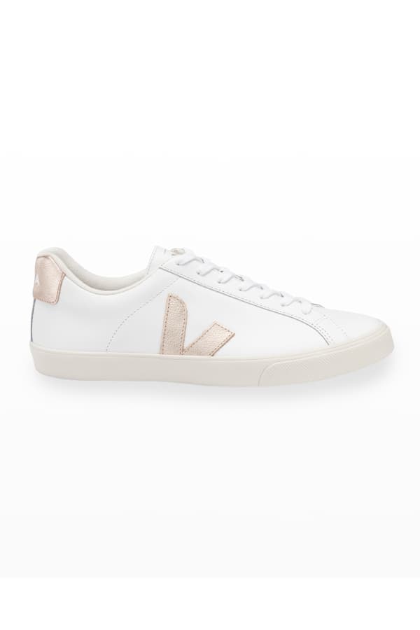 VEJA Esplar Bicolor Leather Low-Top Sneakers | Neiman Marcus