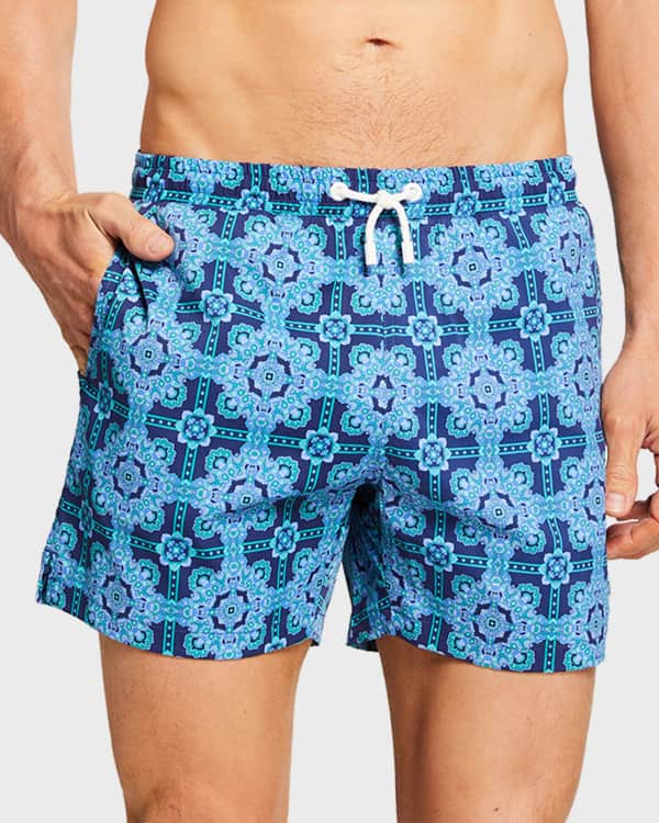 Fendi Men's FF Water Reveal Swim Shorts | Neiman Marcus
