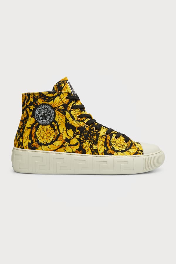 Givenchy x Chito Men's Dog-Print High-Top Sneakers | Neiman Marcus