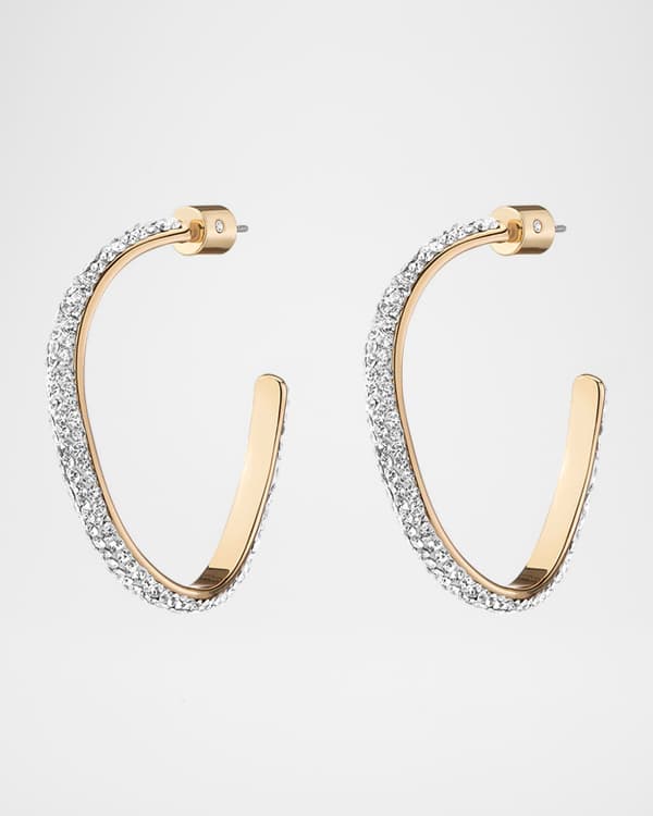 DEMARSON Mini Calypso Curve Hoop Earrings | Neiman Marcus