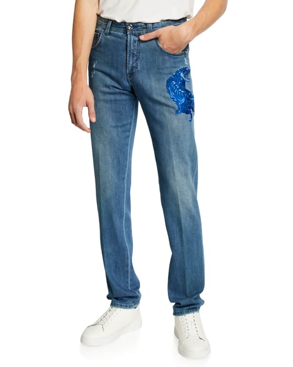 Isabel Marant Men's Timeo Fluid Jeans | Neiman Marcus