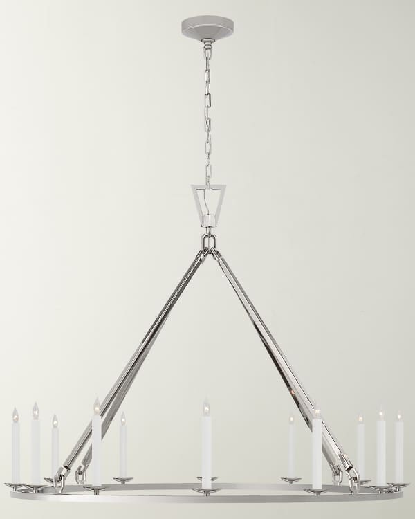 Visual Comfort Signature Darlana Large Single Ring Chandelier By ...