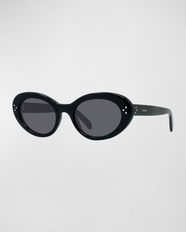 Celine Cat-Eye Monochromatic Acetate Sunglasses | Neiman Marcus