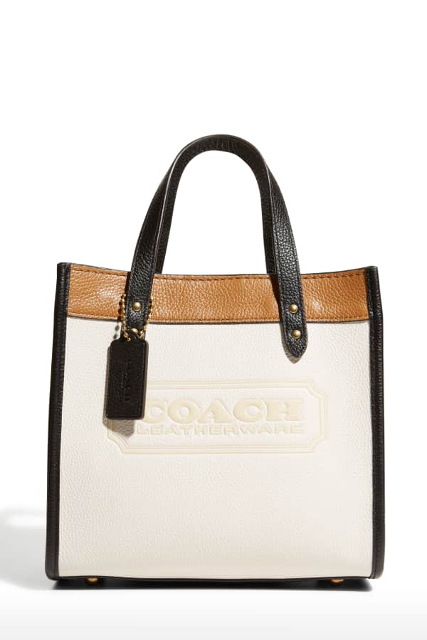 Coach Colorblock Logo Badge Tote Bag | Neiman Marcus