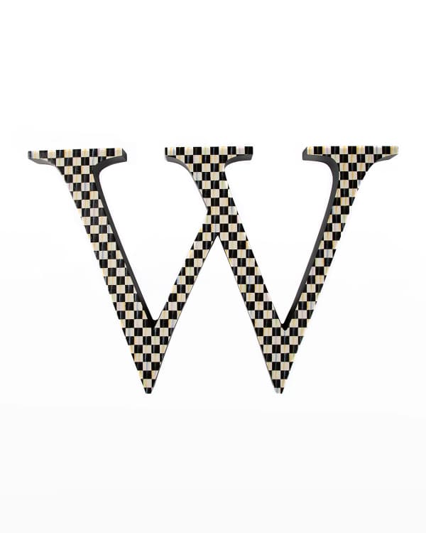 MacKenzie-Childs Courtly Check Letter - M | Neiman Marcus