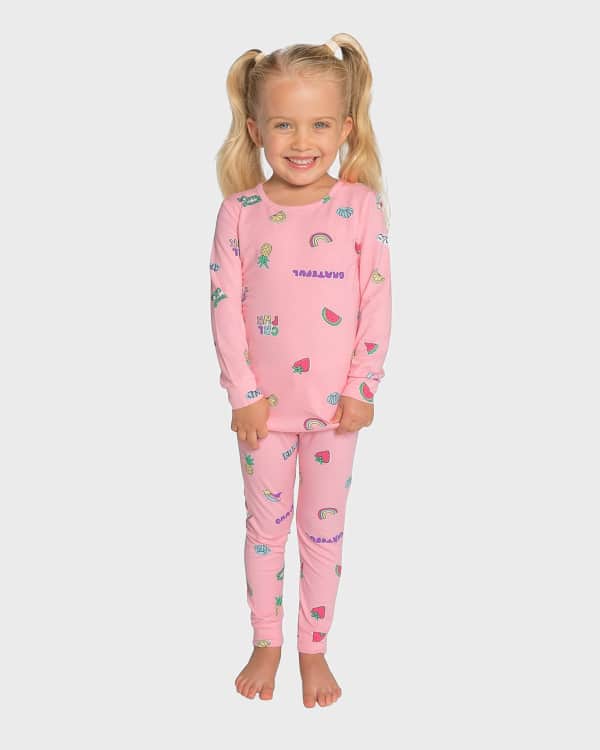 BedHead Pajamas Girl's All My Love 2-Piece Pajama Set, Size 2-12 ...