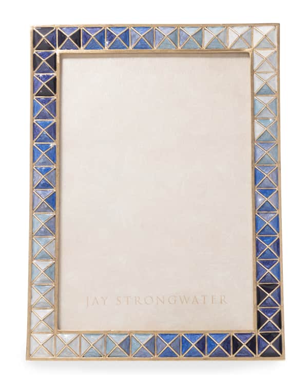 Jay Strongwater Cream Braided Picture Frame, 5" x 7" | Neiman Marcus