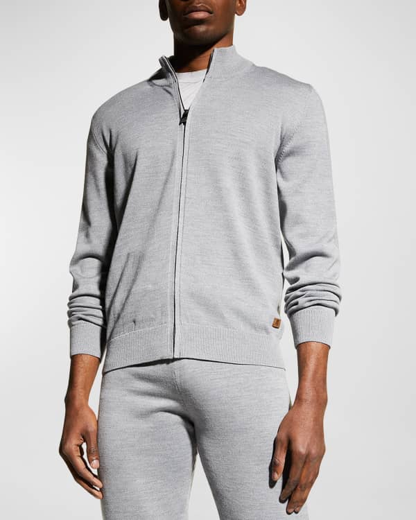 Versace Men's Greca Track Jacket | Neiman Marcus