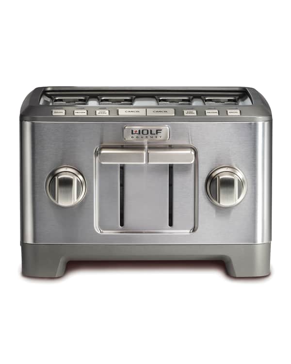Wolf Gourmet 2-Slice Toaster with Stainless Steel Knob | Neiman Marcus