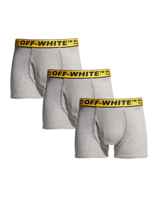 Off-White Men's 3-Pack Industrial Boxer Briefs | Neiman Marcus