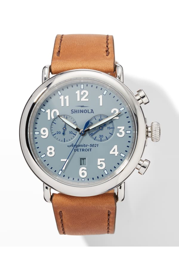 Hugo Boss Men's Legacy Watch with Leather Strap | Neiman Marcus