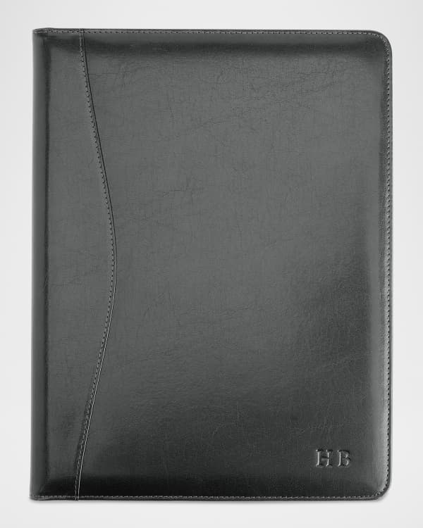 ROYCE New York Personalized Executive Leather Document Organizer Folder ...