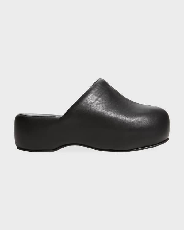 Simon Miller Bubble Vegan Leather Slide Clogs | Neiman Marcus