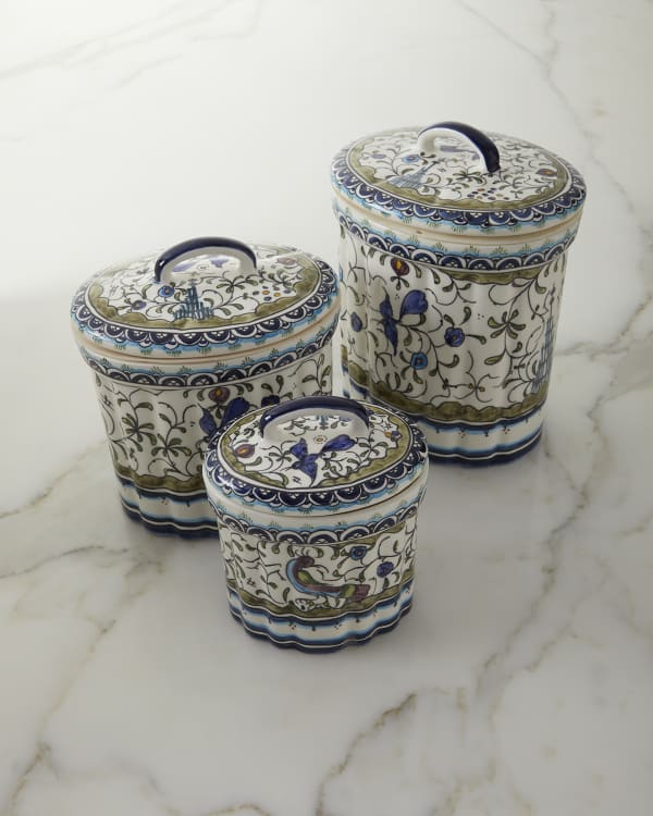 Lenox Butterfly Meadow Canisters, Set of 3 | Neiman Marcus