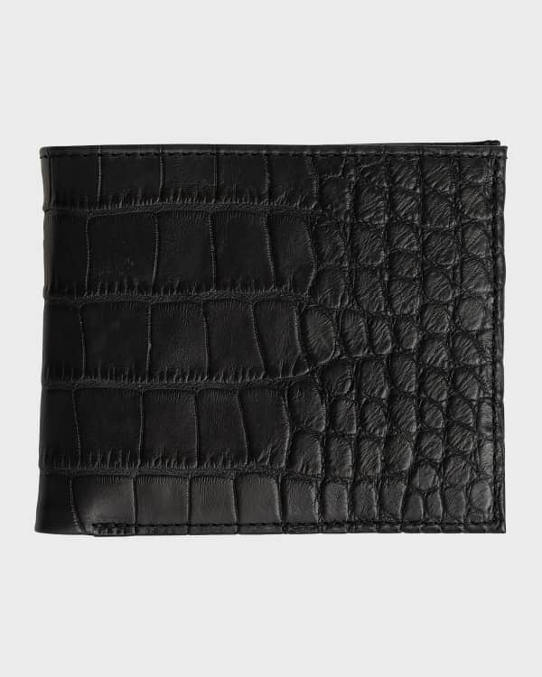 Abas Men's Slim Alligator Bifold Wallet | Neiman Marcus