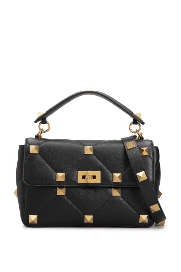 Valentino Garavani Large Roman Stud Quilt Shoulder Bag | Neiman Marcus
