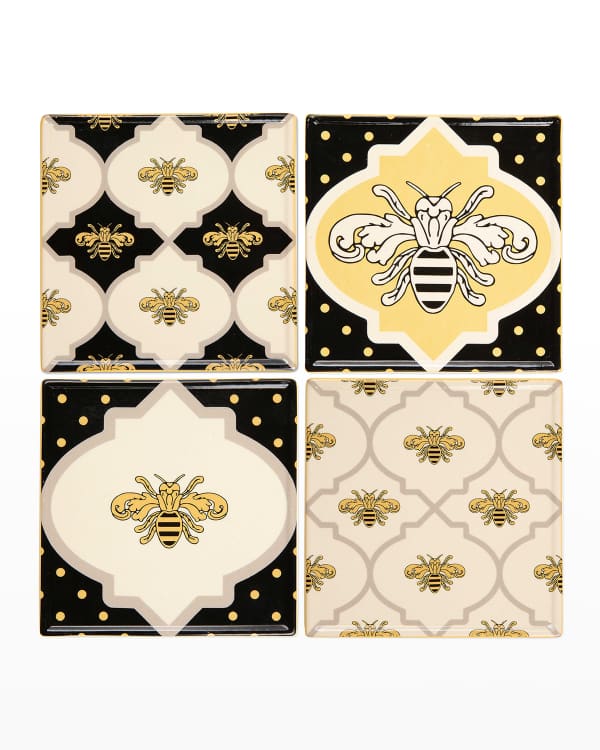 Herend Floral Porcelain Coasters, Set of 4 | Neiman Marcus