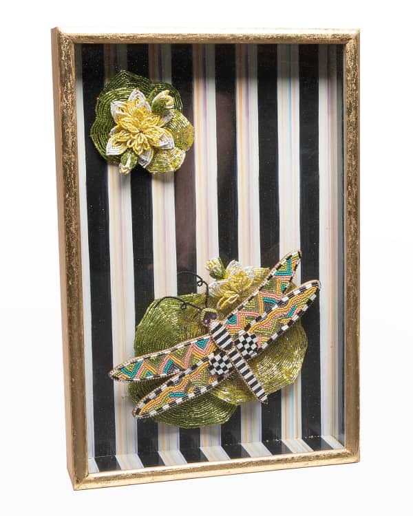 MacKenzie-Childs Beaded Tulip Shadow Box | Neiman Marcus