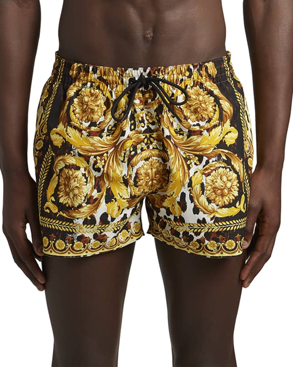 Versace Men's Royal Rebellion Swim Shorts | Neiman Marcus