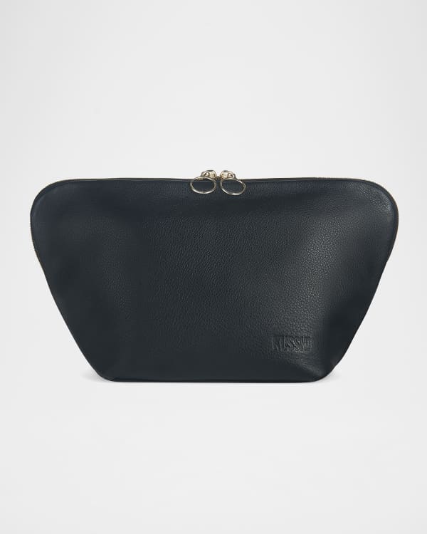 bobbi brown leather makeup bag