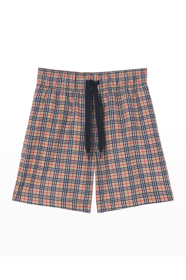 Florence Eiseman Boy's Crab-Print Swim Trunks, Size 2-4T | Neiman Marcus