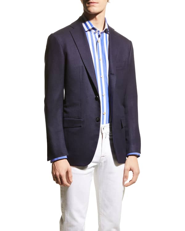 Amicale Men's Wool Sweater Blazer | Neiman Marcus
